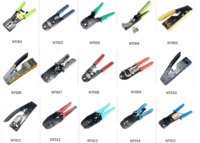 RockRack Network Modular Crimping Tool Cable Stripper For RJ45/RJ12 ...